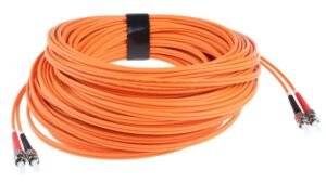 What Do Orange Fiber Optic Cables Represent?